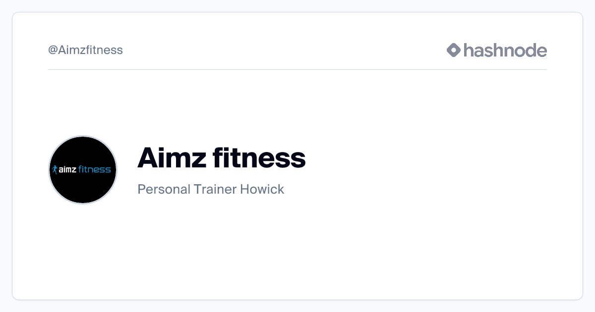 Aimz fitness (@Aimzfitness) | Hashnode