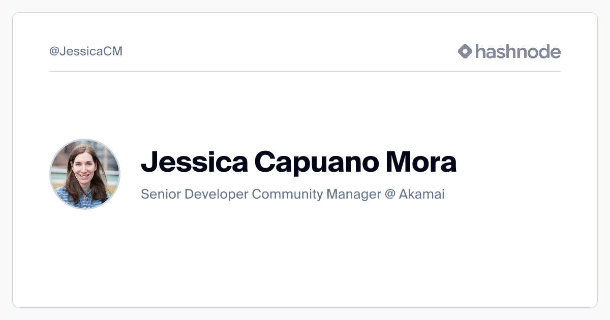 Jessica Capuano Mora (@JessicaCM) | Hashnode