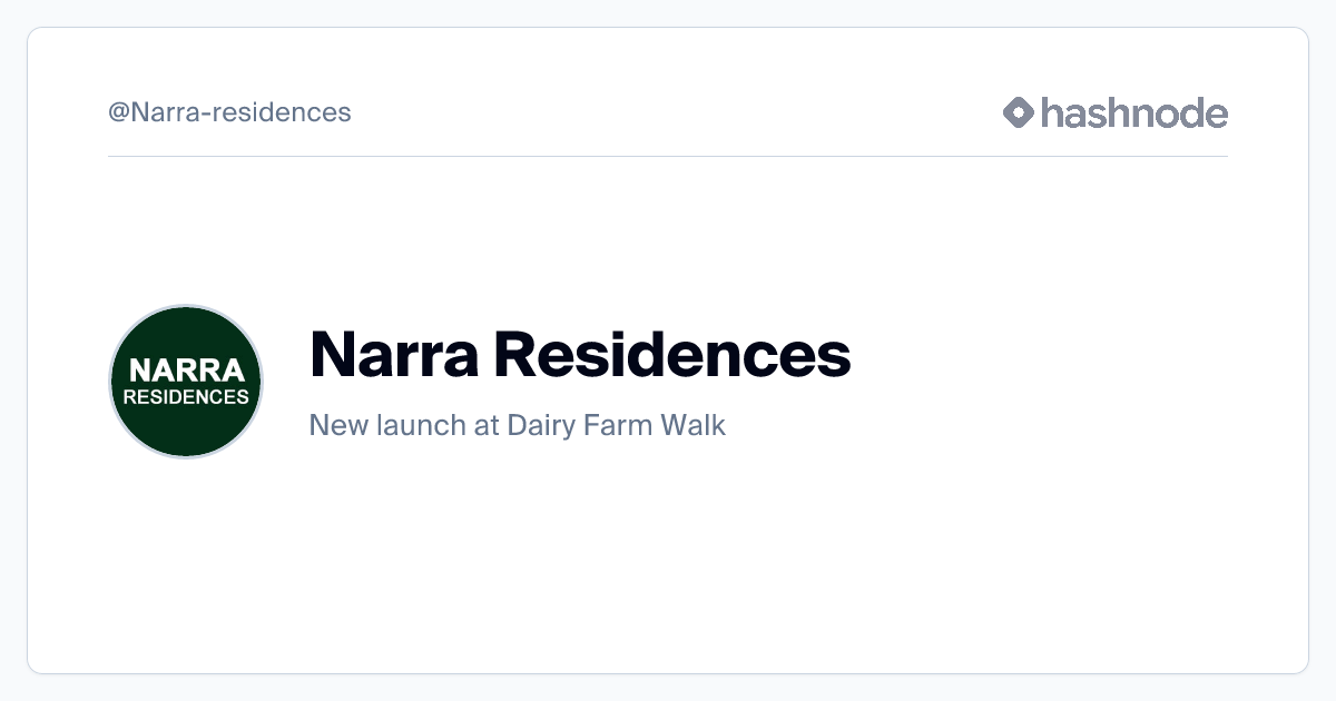 Narra Residences (@Narra-residences) | Hashnode