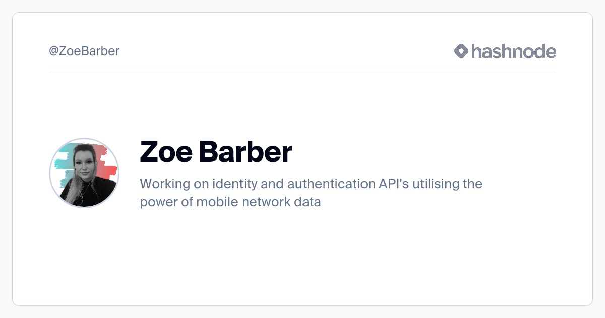Zoe Barber (@ZoeBarber) | Hashnode