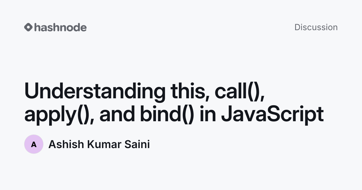Discussion on 