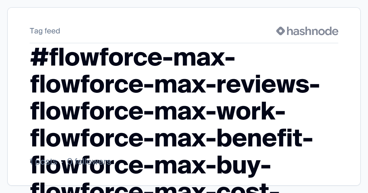 #flowforce-max-flowforce-max-reviews-flowforce-max-work-flowforce-max ...